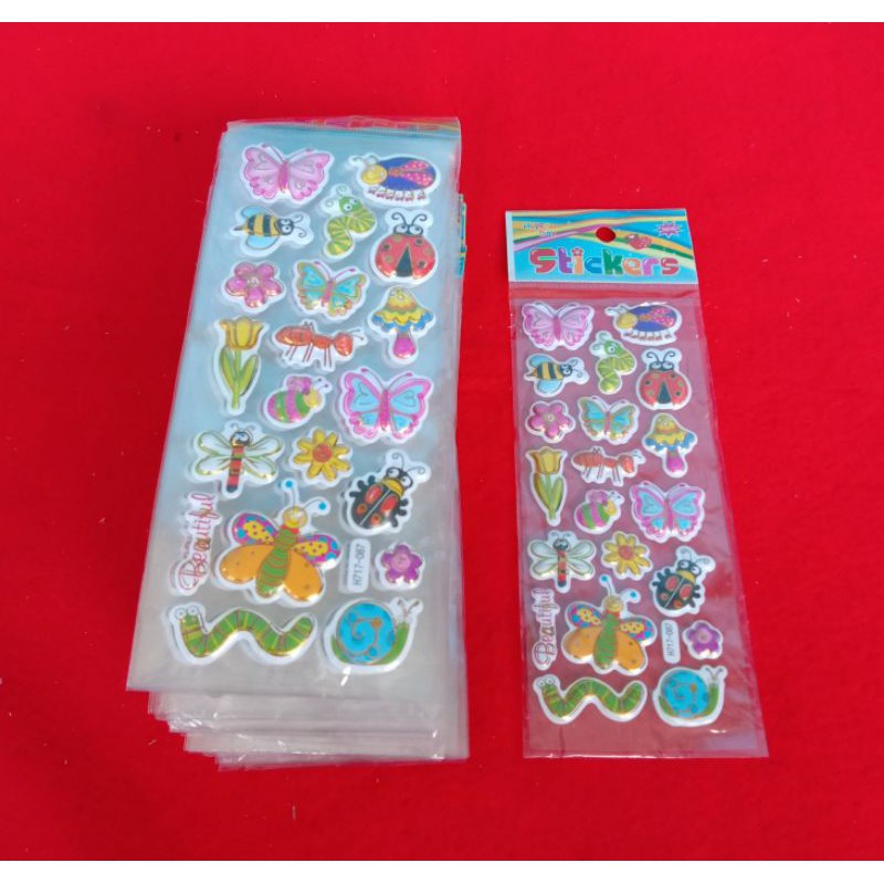 Jual Stiker timbul hewan Kupu-kupu serangga | Shopee Indonesia