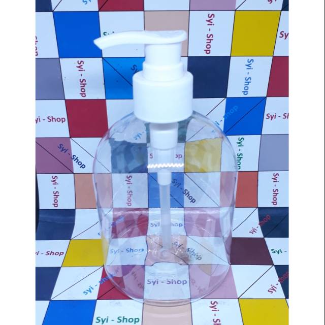 Jual Botol Pum Hand Soap Sabun - Antiseptik Putih Bening Clear 500ml ...