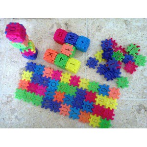 Jual Lego jadul klasik bentuk kubus dengan huruf, angka, dan simbol ...