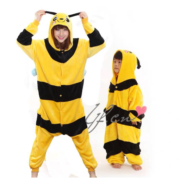 Jual BAJU ONESIE KOSTUM BEE LEBAH PIYAMA COSPLAY BAJU TIDUR DEWASA ...