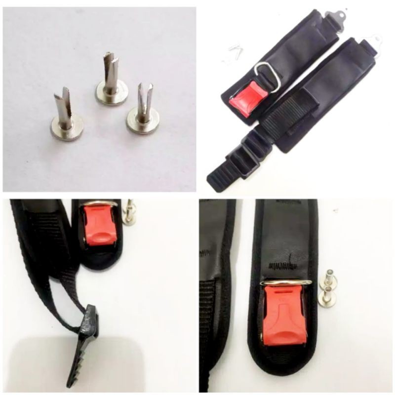 Jual Tali Helm Fullface Universal Model Buaya PNP ke Semua Helm ...