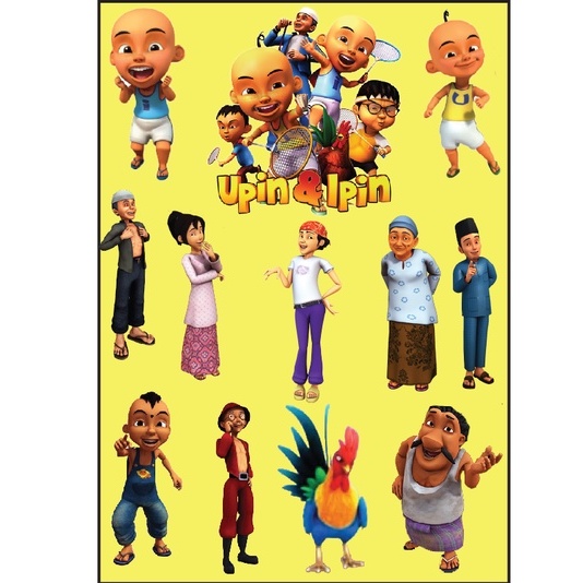 Jual Sticker Upin Ipin 1 pc | Shopee Indonesia