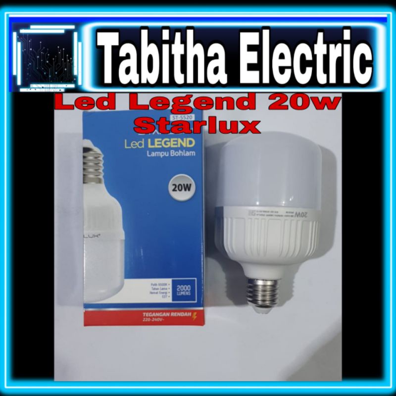 Jual Led Legend 20w Starlux (ber SNI) | Shopee Indonesia