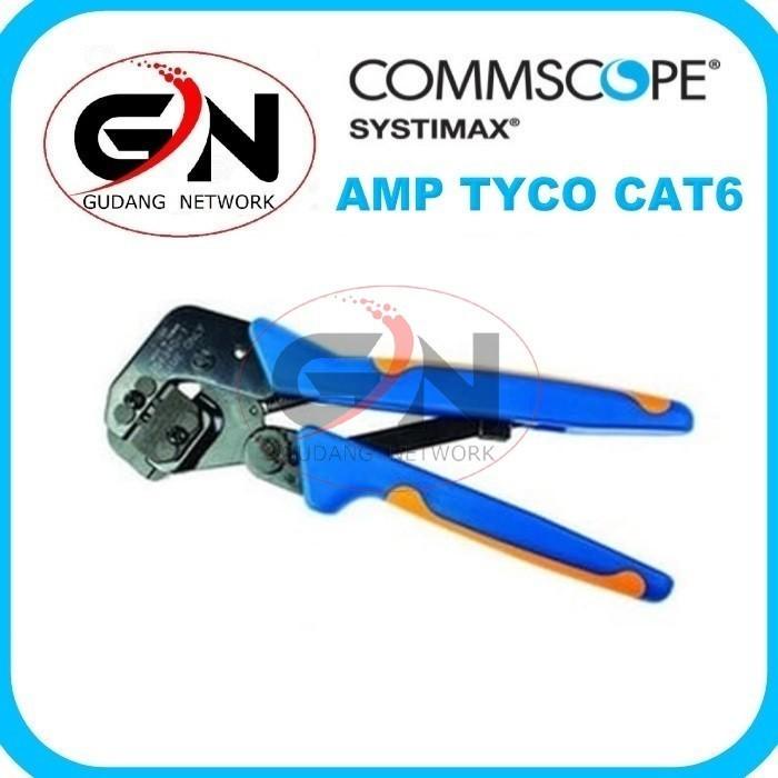 Jual Crimping | Amp / Tyco / Commscope Tang / Crimping Tool Rj45 Cat6 ...