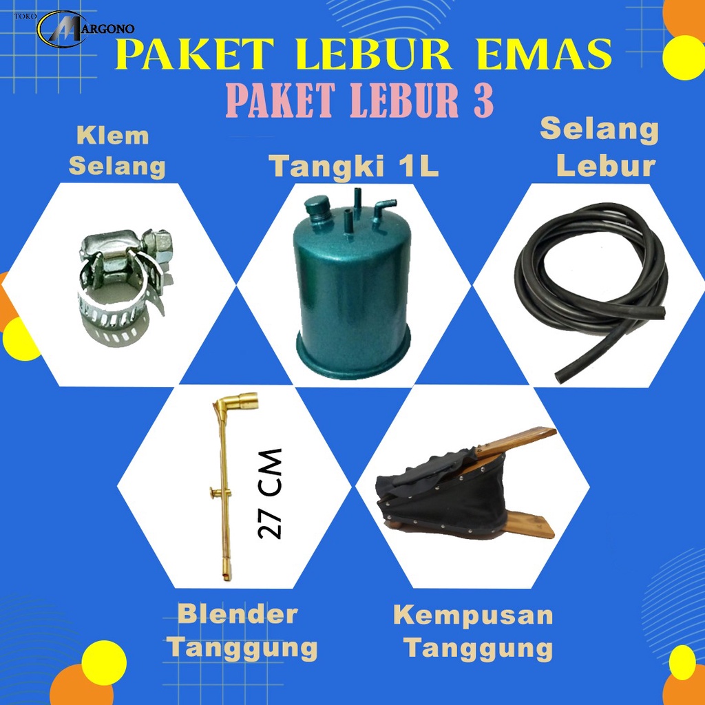 Jual PAKET LEBUR-3/PAKET LEBUR UKURAN TANGGUNG (Lengkap dengan selang ...