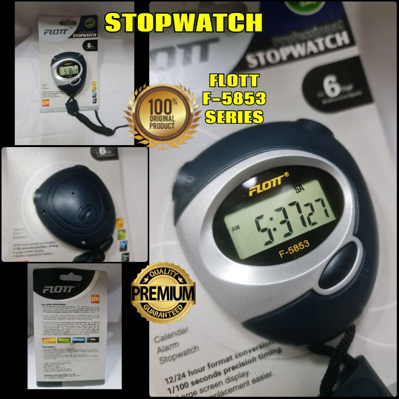 Jual FLOTT STOPWATCH IMPORT STOPWAT ORIGINAL PENGHITUNG WAKTU LARI ...