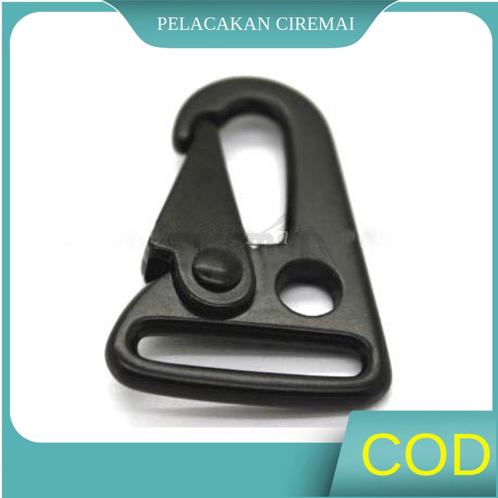 Jual Kew Kew Kait Cantolan Tas Besi Alloy Pengait Tali Strap Tas 3 Cm ...