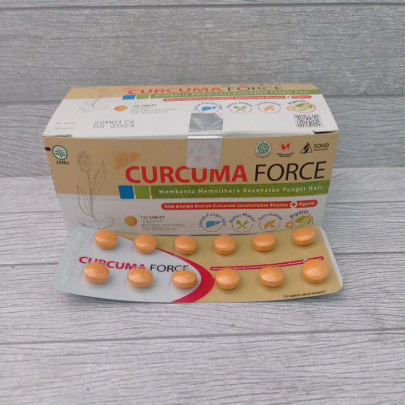 Jual Curcuma Force Tablet (strip) | Shopee Indonesia