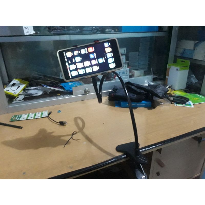 Jual Penjepit Hp di Meja Holder Hp Meja Lazypod Meja | Shopee Indonesia
