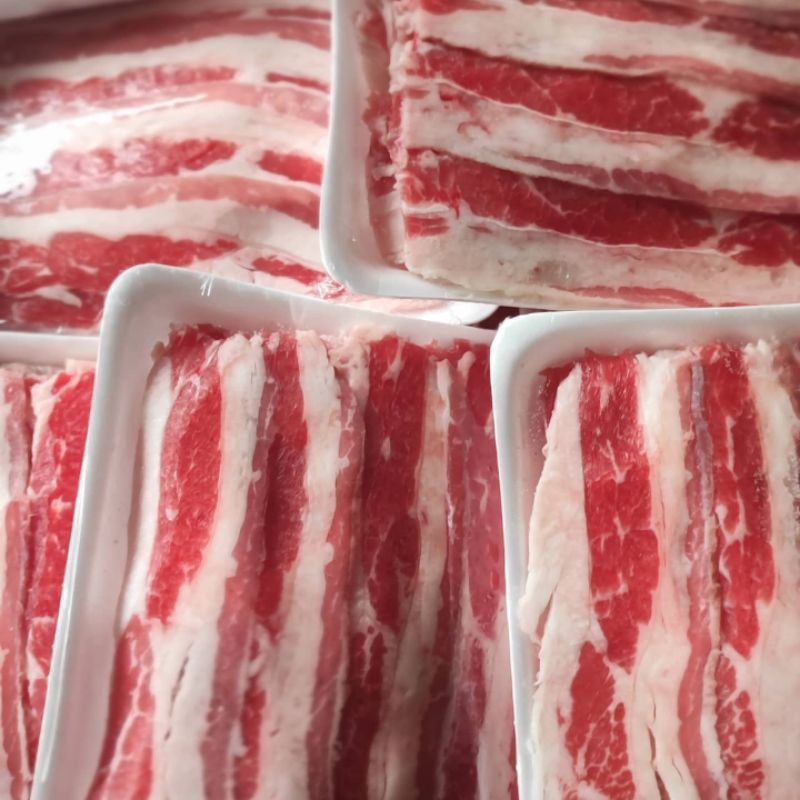 Jual TERMURAH REAL ASLI SWIFT US BEEF SLICE USA SHORTPLATE DAGING SAPI ...