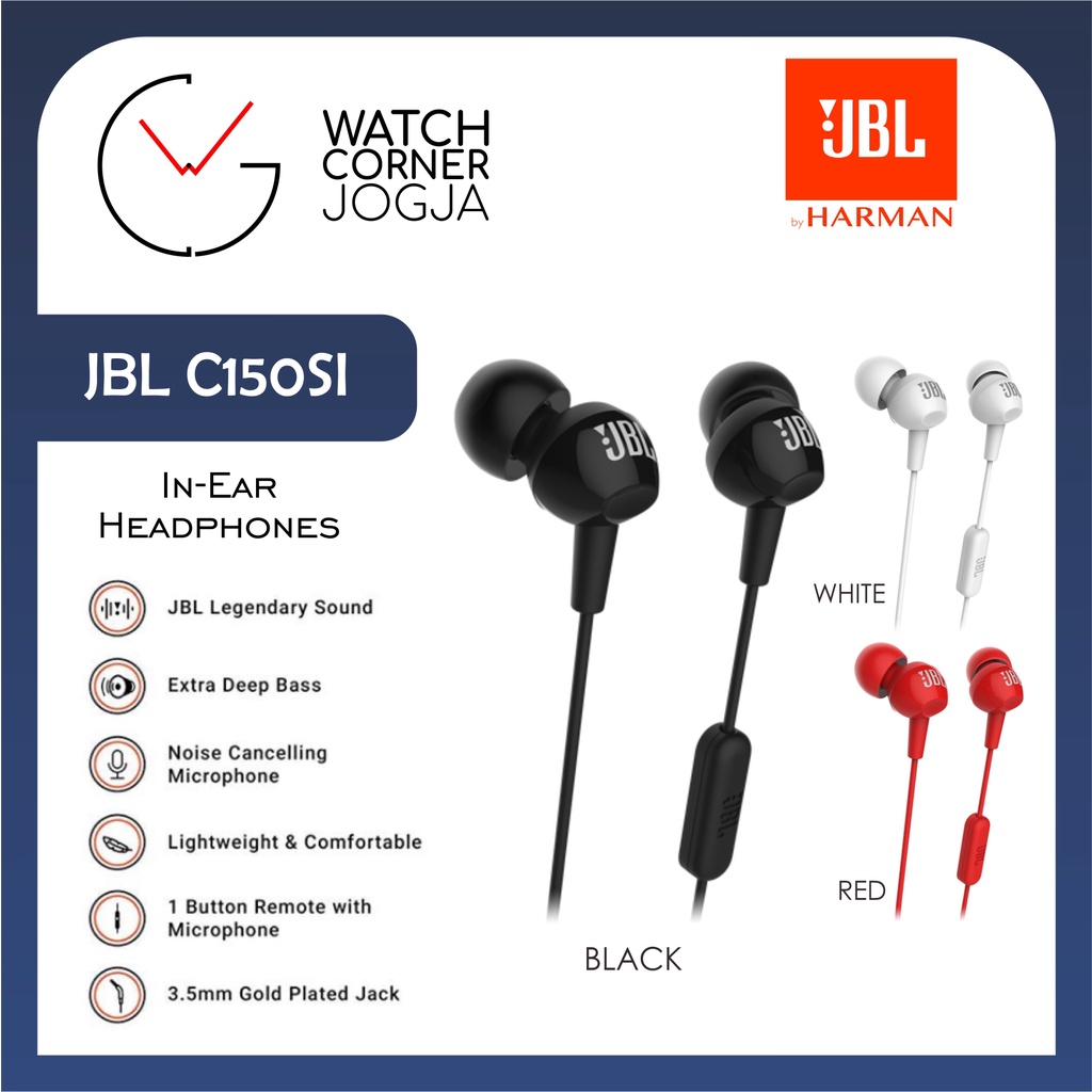 Jual JBL C150SI In-Ear Earphone Headset ORIGINAL GARANSI RESMI IMS ...