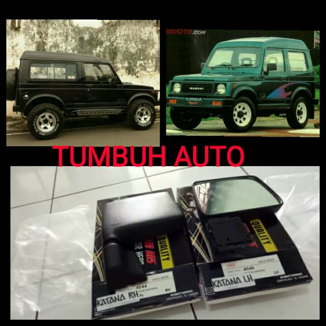Jual Spion Mirror view Katana New Baru Lama Bisa katana Gx Dx Bri 4x2 4x4 Long Short jimny 1 set ...