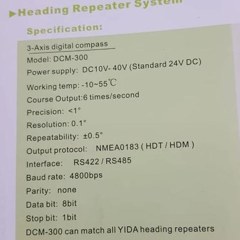Jual Marine 3D Digital Compass Dcm-300 Gps | Shopee Indonesia