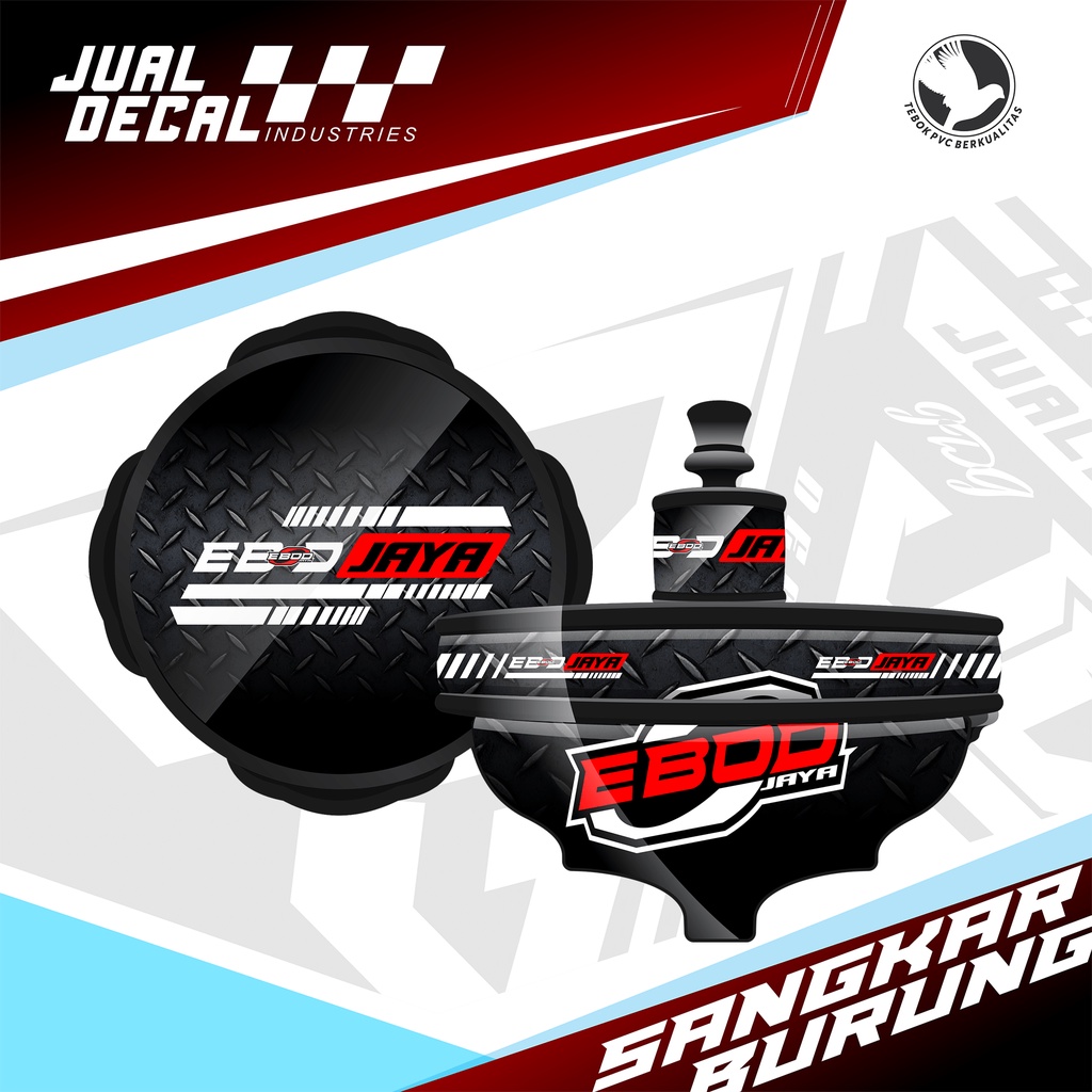 Jual Stiker Tebok Lovebird EBOD JAYA Decal Sangkar Batman Burung New ...