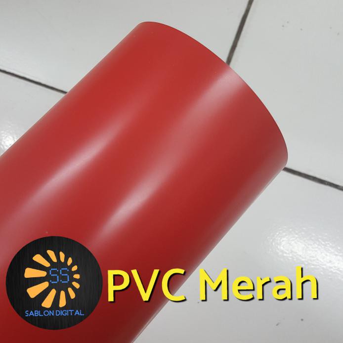 Jual Polyflex Pvc Korea Red / Merah 1 Meter Murah | Shopee Indonesia