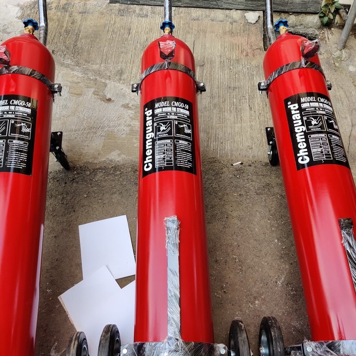 Jual APAR CHEMGUARD 25KG CO2 TROLY Pemadam Kebakaran | Shopee Indonesia