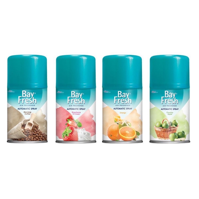 Jual BayFresh Matic Spray Air Freshener Aerosol / Bayfresh Matic Refill ...