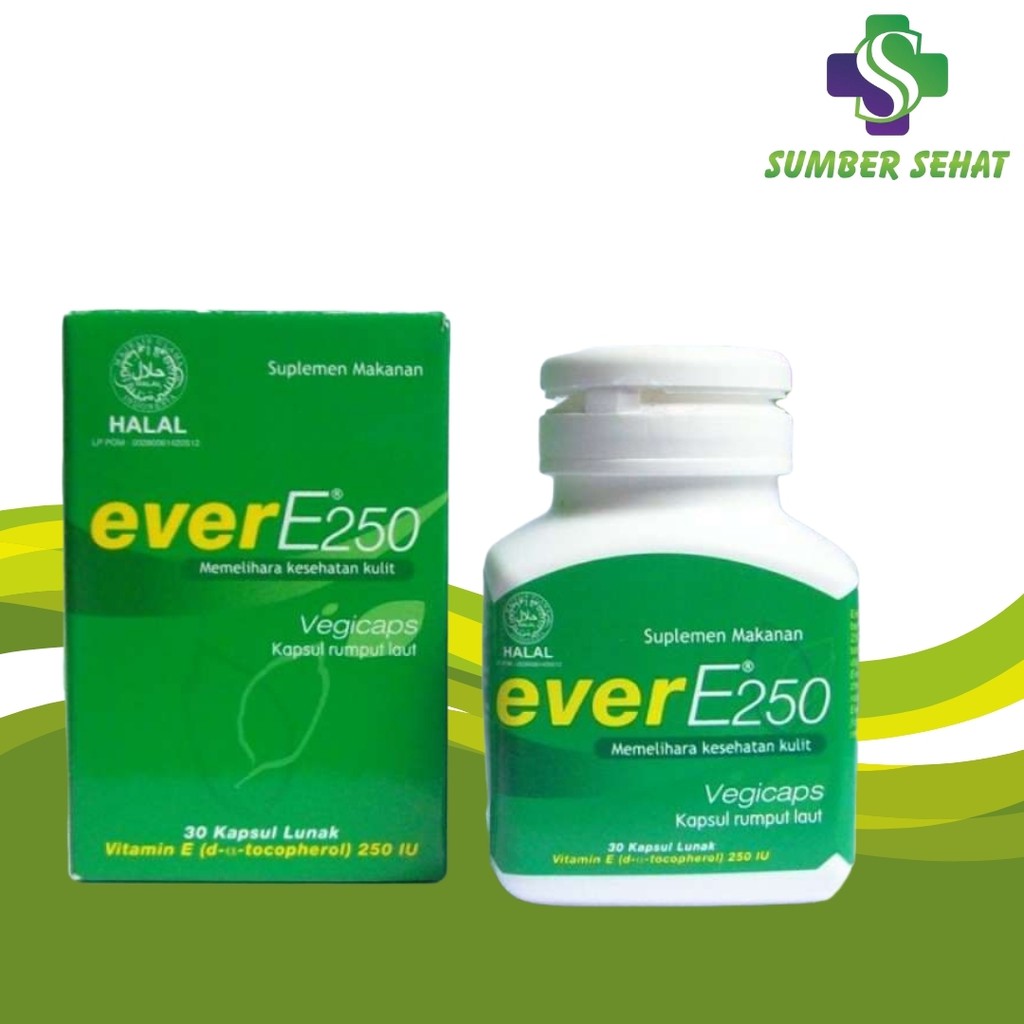 Jual EVER E 250 IU BOTOL 30 TABLET | Shopee Indonesia
