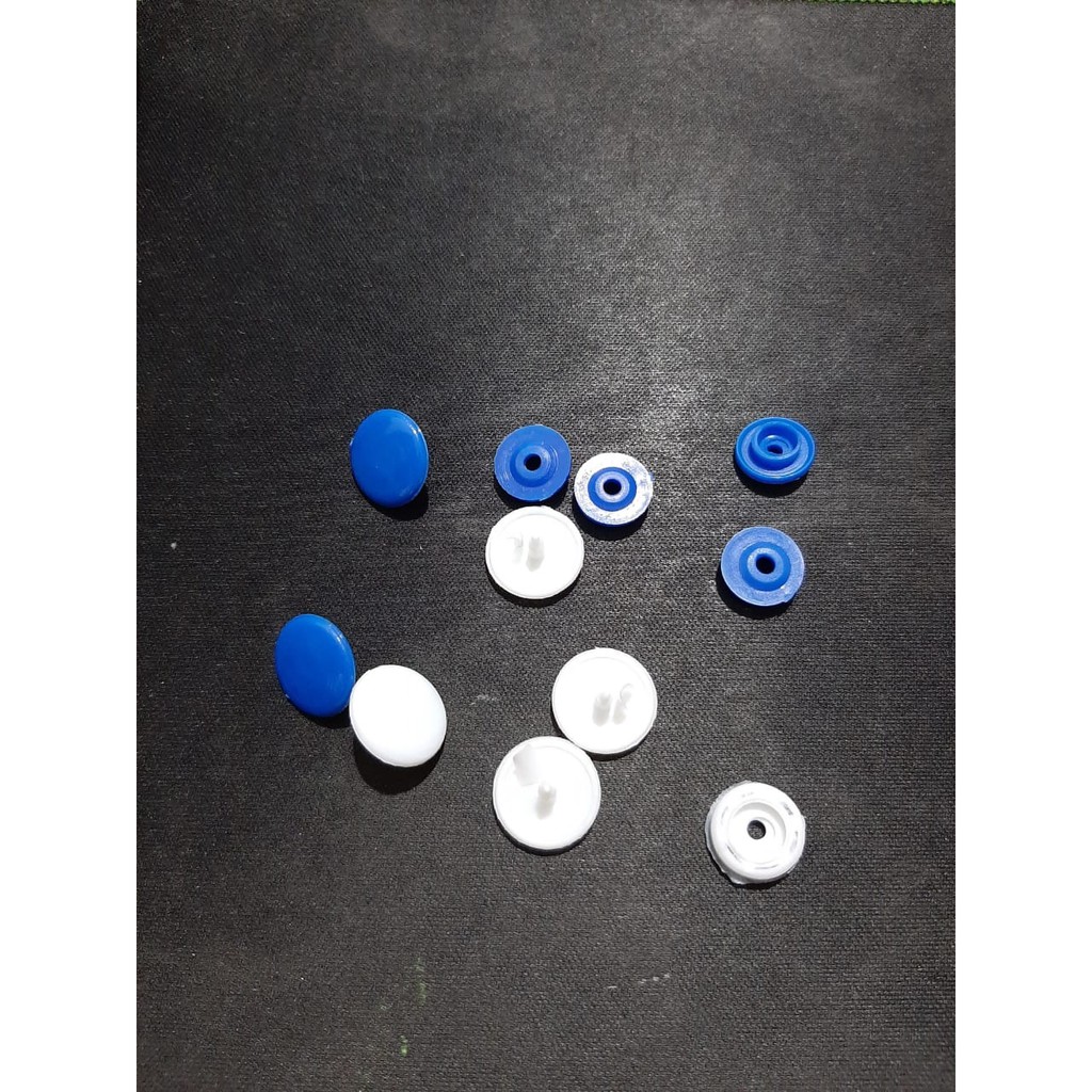 Jual KANCING 1515 PLASTIK ( KANCING BASEBALL/JAKET/MASKER) 4 KOMPONEN ...