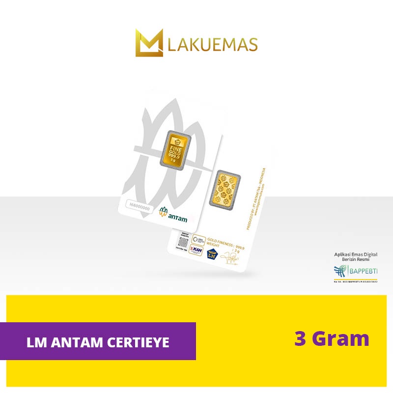 Jual Logam Mulia Antam 3 gram | Shopee Indonesia