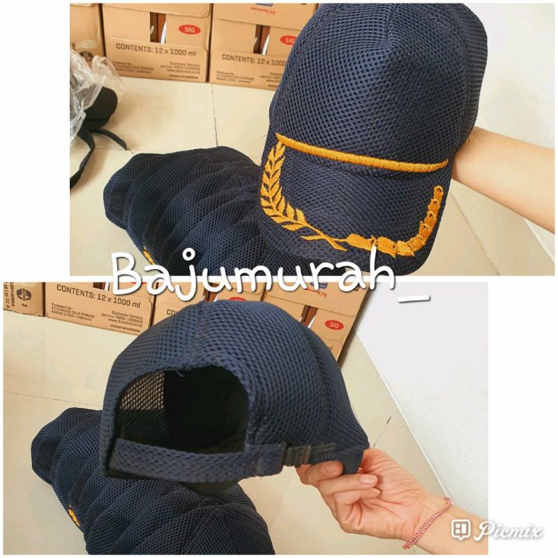 Jual READY !! TOPI PADI KAPAS FULL JARING DOUBLE MESS / TOPI JARING ...