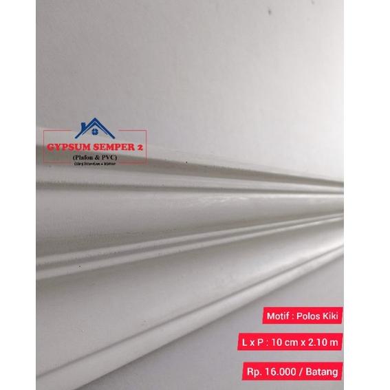 Jual K9C4 List Gypsum motif Minimalis Polos 10 cm / List profil Gypsum ...
