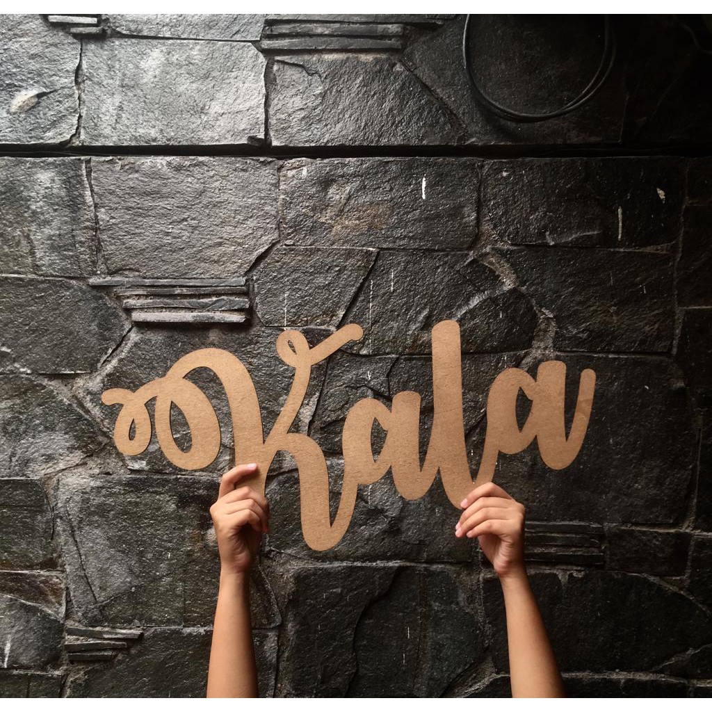 Jual Wall Signage Gratis Custom! Tulisan Kayu Custom | Hiasan Backdrop ...