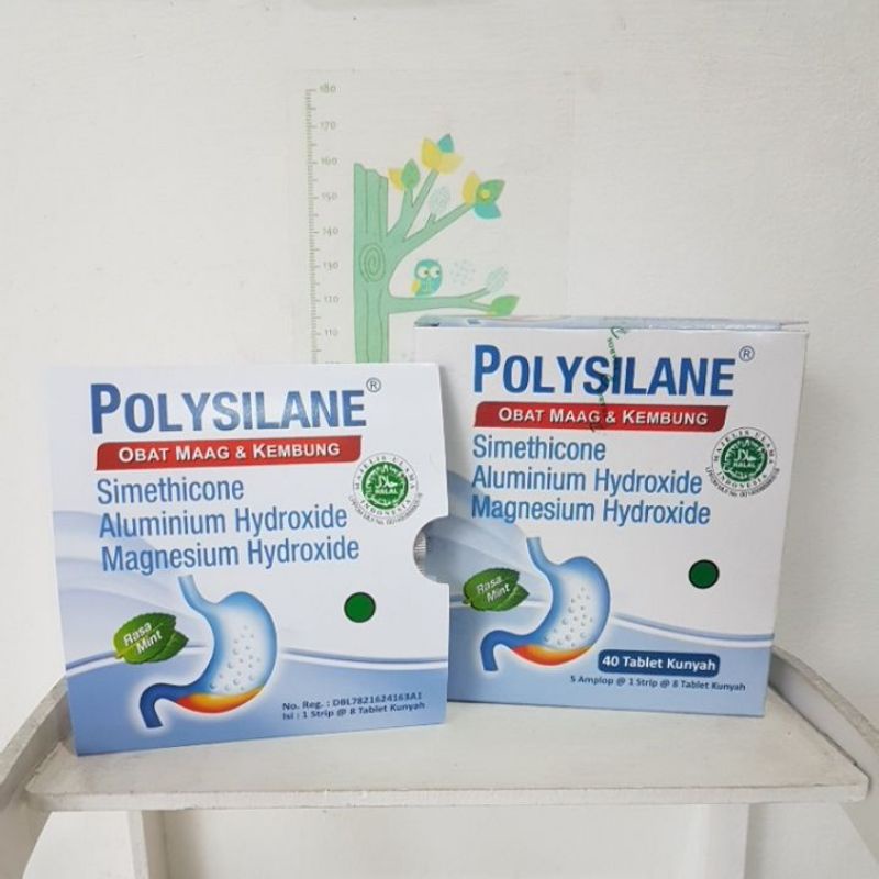 Jual POLYSILANE Tablet obat maag strip isi 8 | Shopee Indonesia