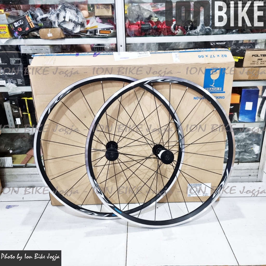 Jual Wheelset Shimano Rs100 Ready For 11 Speed 20-24 Hole Ringan Aero ...