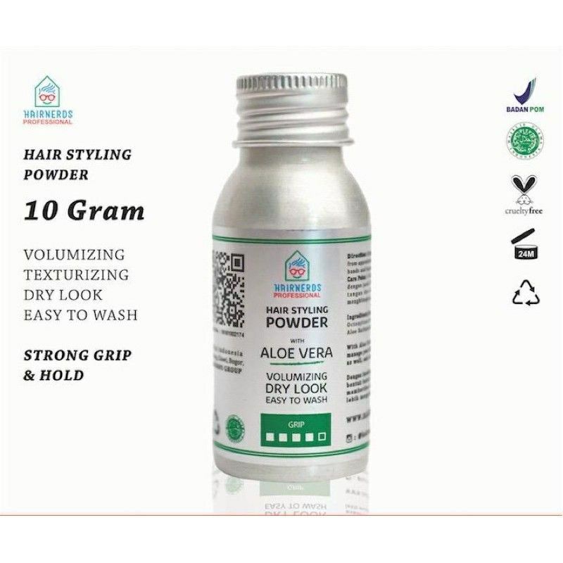 Jual Powder Hairnerds Profesional Freestyle Dust / clay bedak rambut ...
