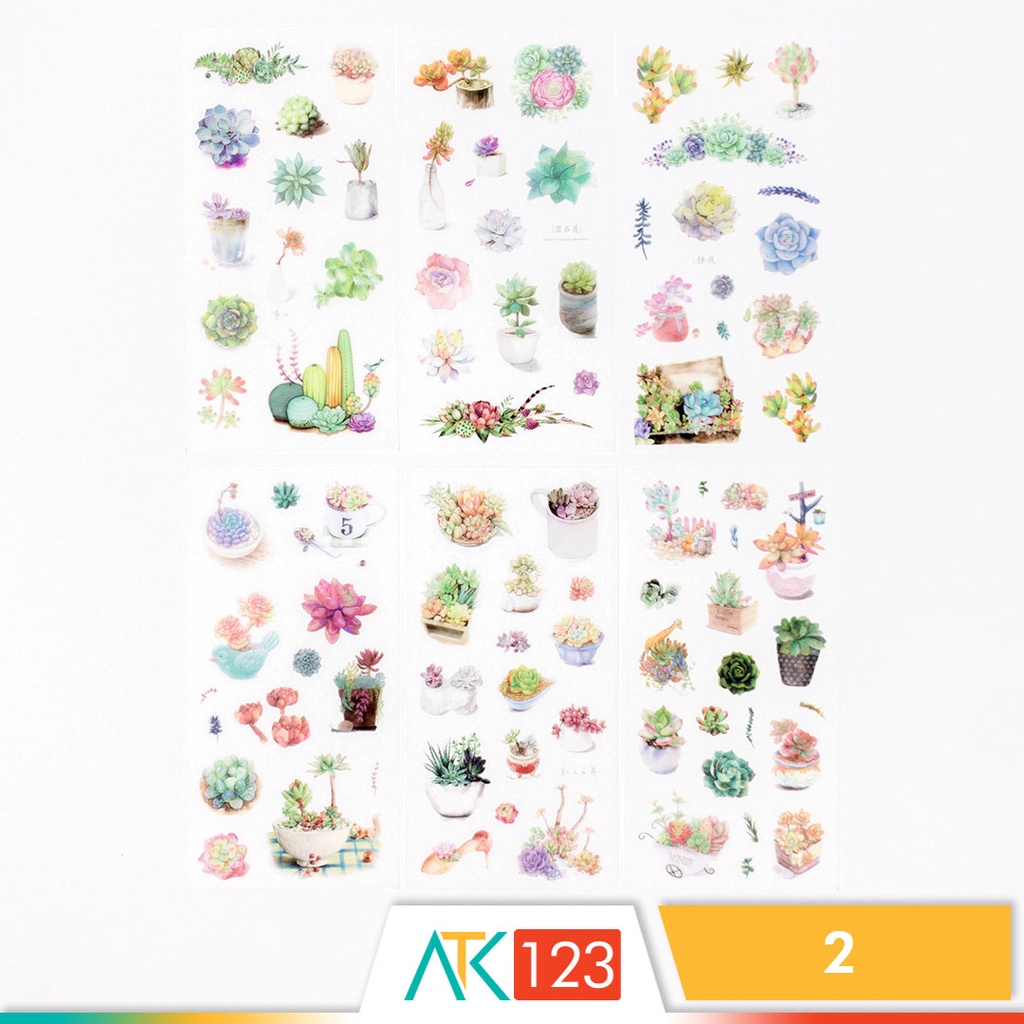 Jual Stiker Estetik Karakter Kartun Lucu / Cartoon / Doodle / Nature ...