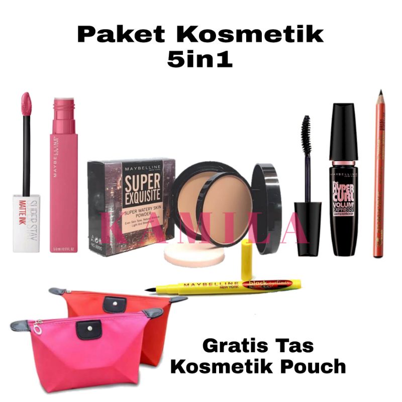 Jual Paket Kosmetik Lengkap Paket Kosmetik Maybelline Paket Make Up ...