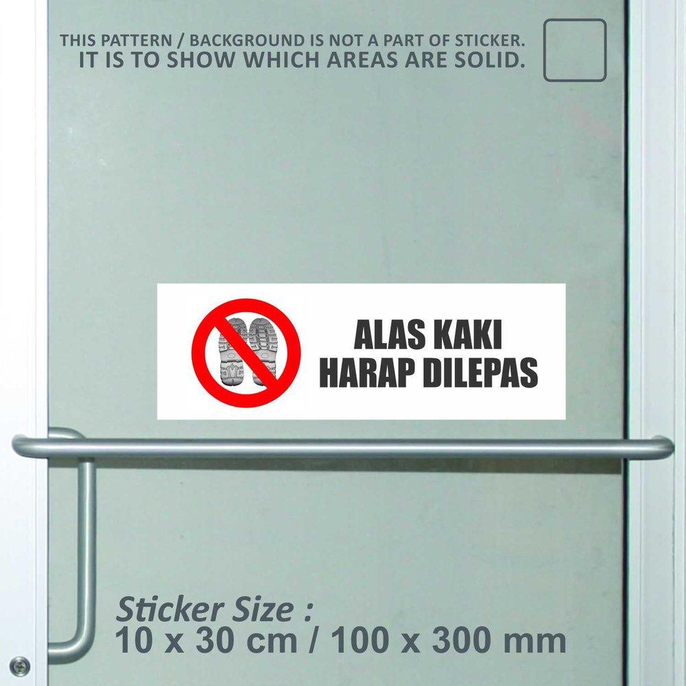 Jual x2 WSLIM - 072 tools n parts stiker safety sign sticker rambu ...