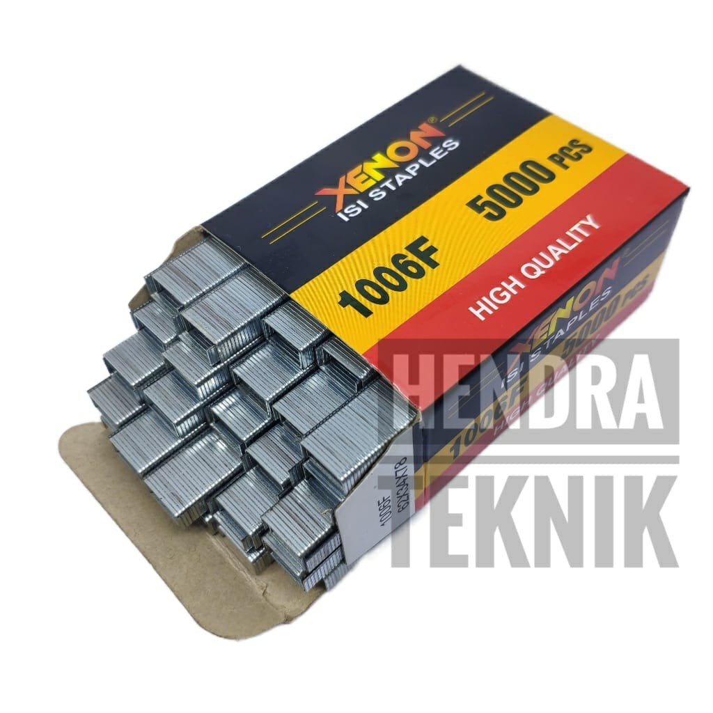 Jual ISI STAPLES TEMBAK 6MM 5000pcs ISI GUN TACKLER REFILL 1006F HEKTAR ...