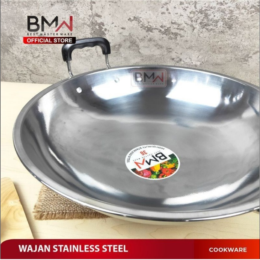 Jual BMW WAJAN KUALI MINI STAINLESS BEST MASTER WARE UKURAN 22CM, 24CM ...