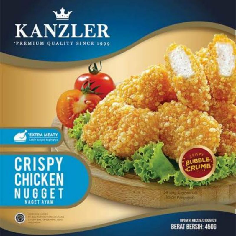 Jual Kanzler Crispy Chicken Nuget 450gr Shopee Indonesia