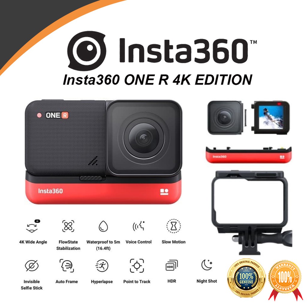 Jual Insta360 Insta 360 One R 4K Edition Action Camera | Shopee Indonesia
