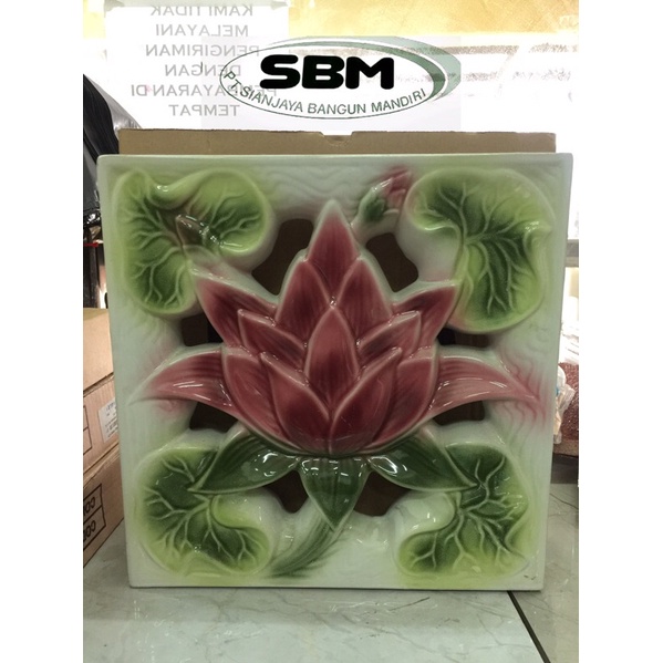 Jual ROSTER TRISENSA || LUBANG ANGIN || VENTILASI KERAMIK 30x30 Teratai ...