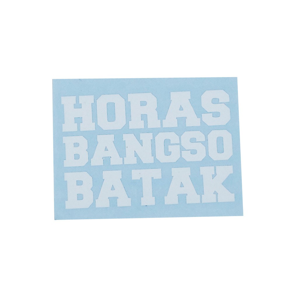 Jual Sticker Motor Cutting Vinyl Horas Bangso Batak | Shopee Indonesia