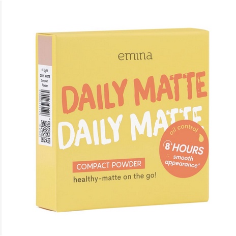 Jual EMINA Daily Matte Compact Powder - Bedak Padat RemajaEMINA ...