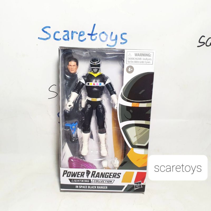Jual Hasbro Lightning Collection Power Rangers In Space Black Ranger ...