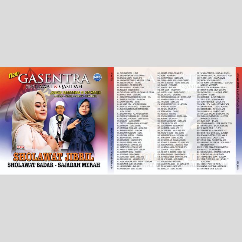 Jual Kaset Mp3 Audio Lagu New Gasentra Sholawat & Qasidah | Shopee Indonesia