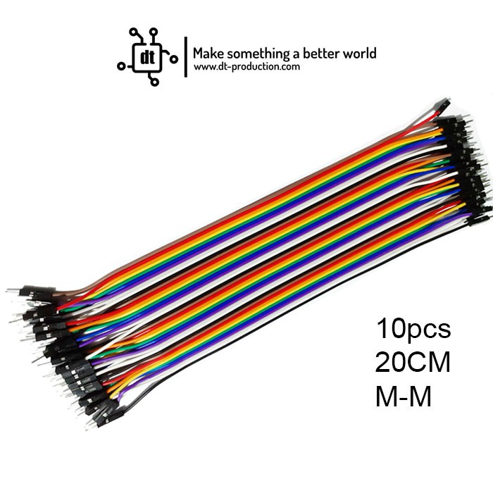 Jual Kabel Jumper Male to Male 20cm 10pcs | Shopee Indonesia