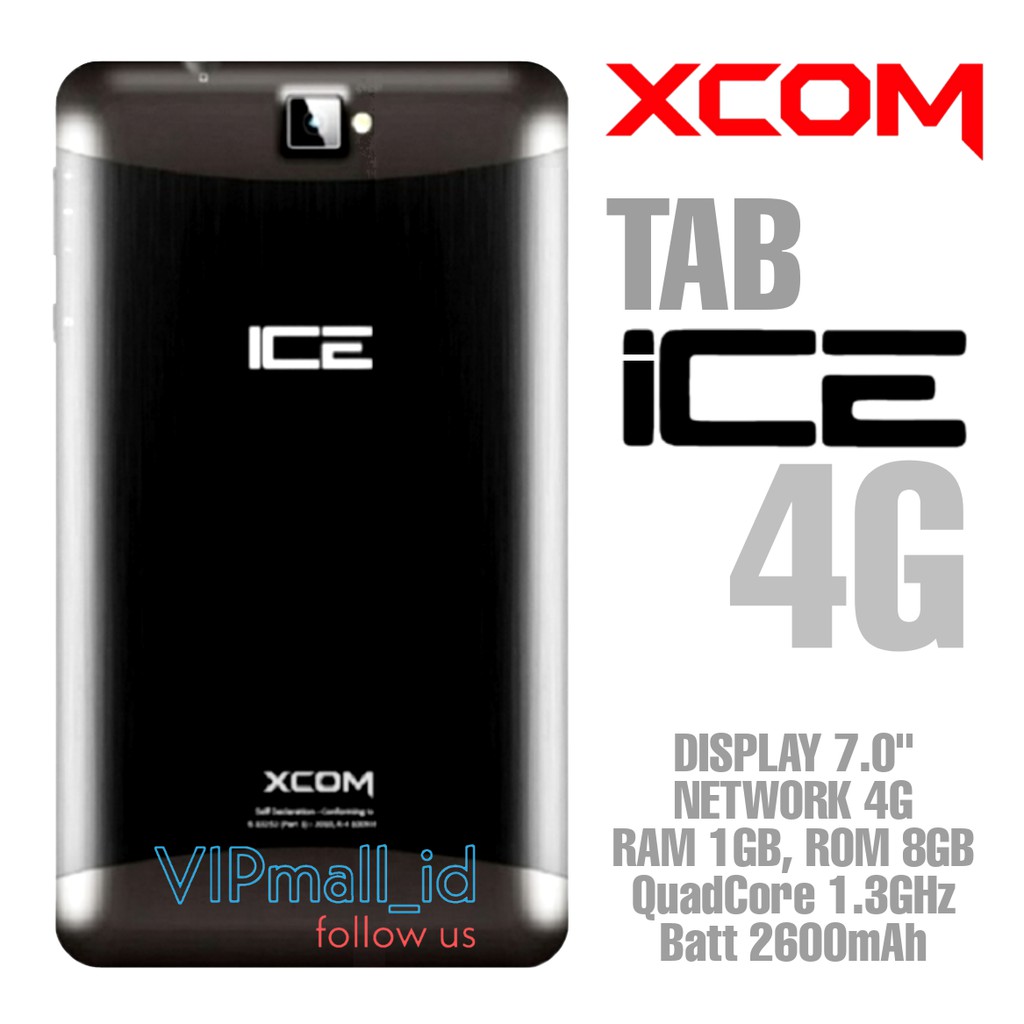 Jual TABLET MURAH XCOM ICE 4G - LAYAR 7" RAM 1GB ROM 8GB - XCOM TABLET ...