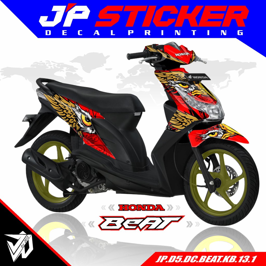 Jual Stiker Motor Beat Karbu Full Body - Sticker Dekal Honda Beat Karbu ...