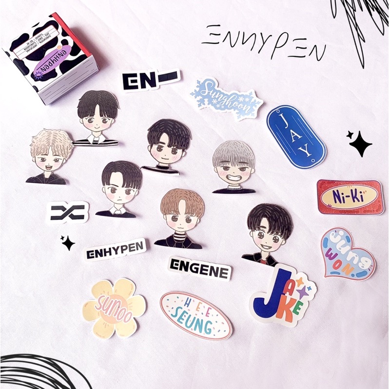 Jual ENHYPEN MINI STICKER BOX | Shopee Indonesia