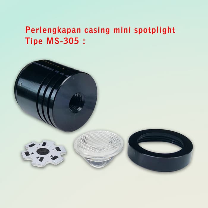 Jual Dijual Casing Aluminium Mini Spotlight Lampu LED Tembak MS 305 HPL ...