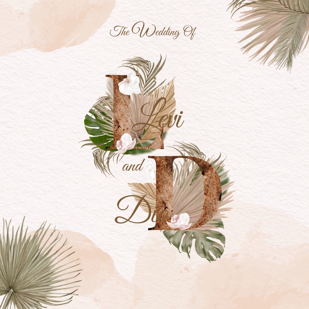 Jual Undangan Nikah Video Rustic brown (UNDANGAN TEMA 3) Undangan Video ...