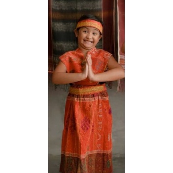 Jual Pakaian Kostum Adat Batak Anak Perempuan Baju Adat Anak Dari Ulos Sadum Batak Toba | Shopee ...