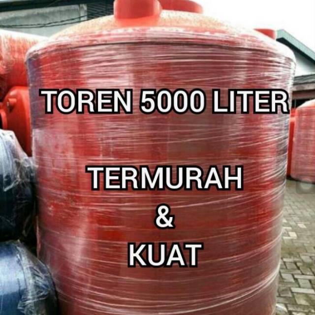 Jual Toren air 5000 liter tangki air 5000 liter penampungan air 5000 ...